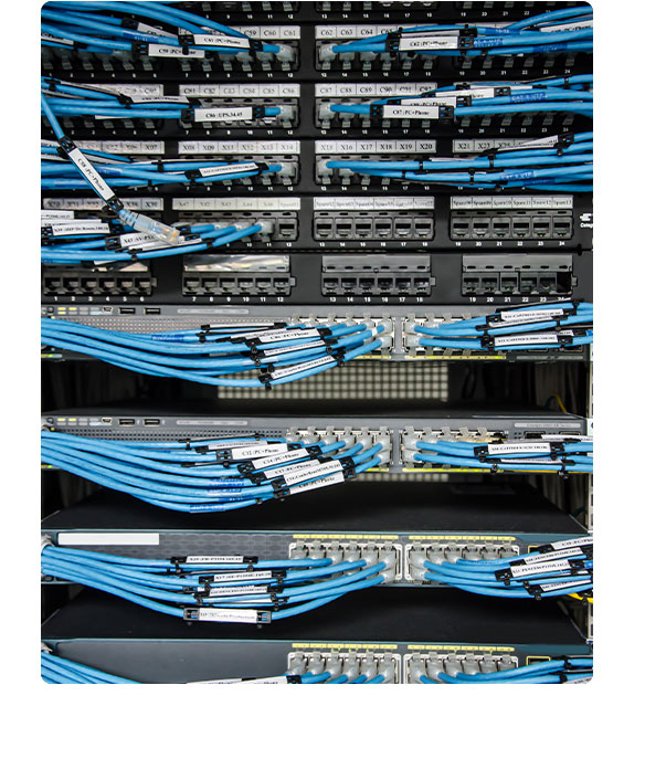Installation, vente, réparation et maintenance d’infrastructures réseau